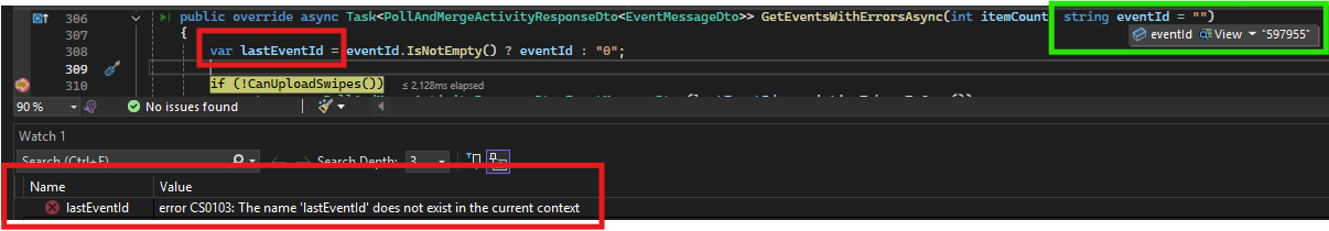 Unable to see values of local variables when remotely debugging an Azure Function App from ...
