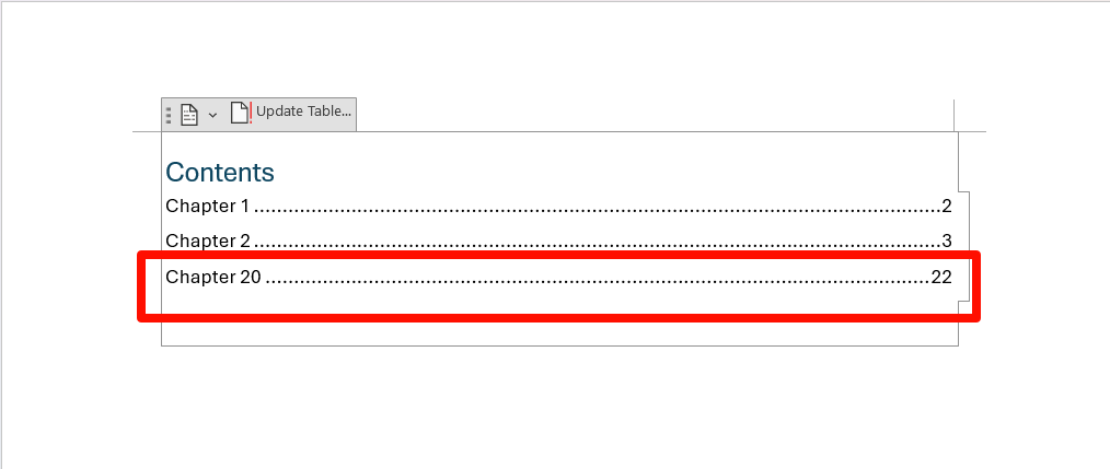 How do I update TOC page numbers in Word365? - Microsoft Q&A