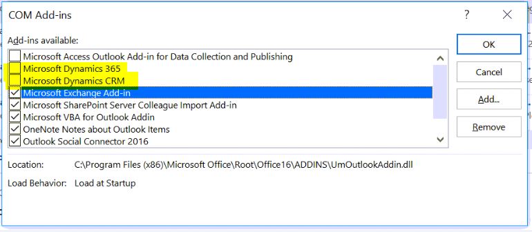 Enabling Microsoft Dynamics 365 add-in in Outlook 365? - Microsoft Q&A