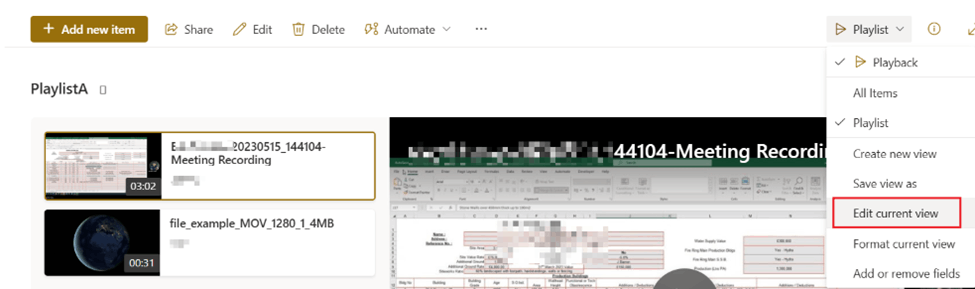 How can I set up a SharePoint page to display specific items from a list based on their category ...