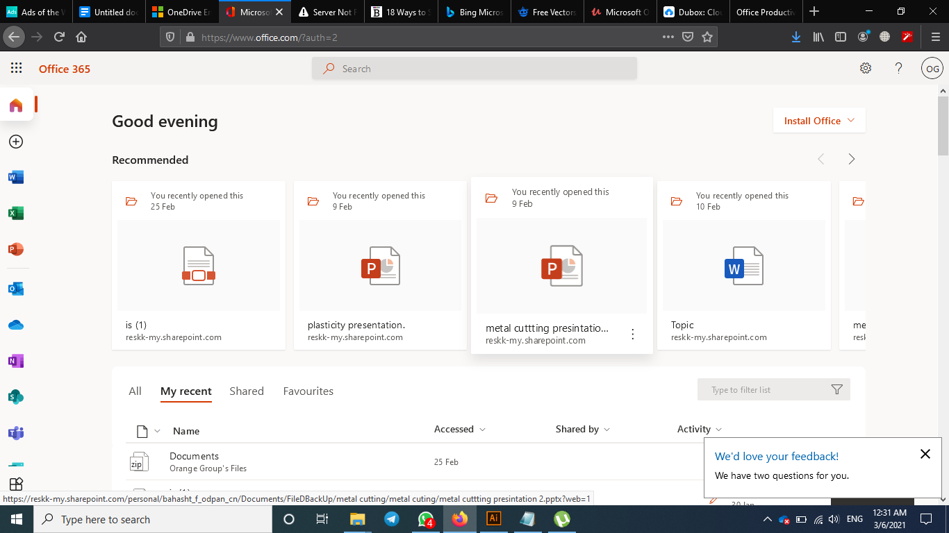 OneDrive Error Code 0x8004da9a - Microsoft Q&A