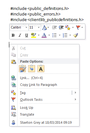 OneNote 2010 not keeping text highlighting / formatting from VS 2013 ...