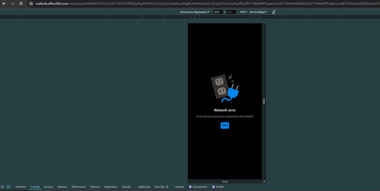 The weblink returned by Graph Api does not load in mobile. - Microsoft Q&A