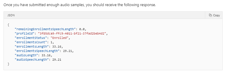 what is the correct way to send an audio to Azure speaker recognition api using python ...