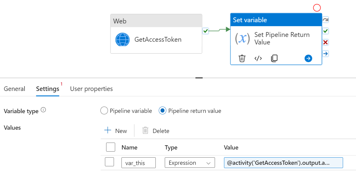 Pipeline Return Value gets removed during deployment - Microsoft Q&A