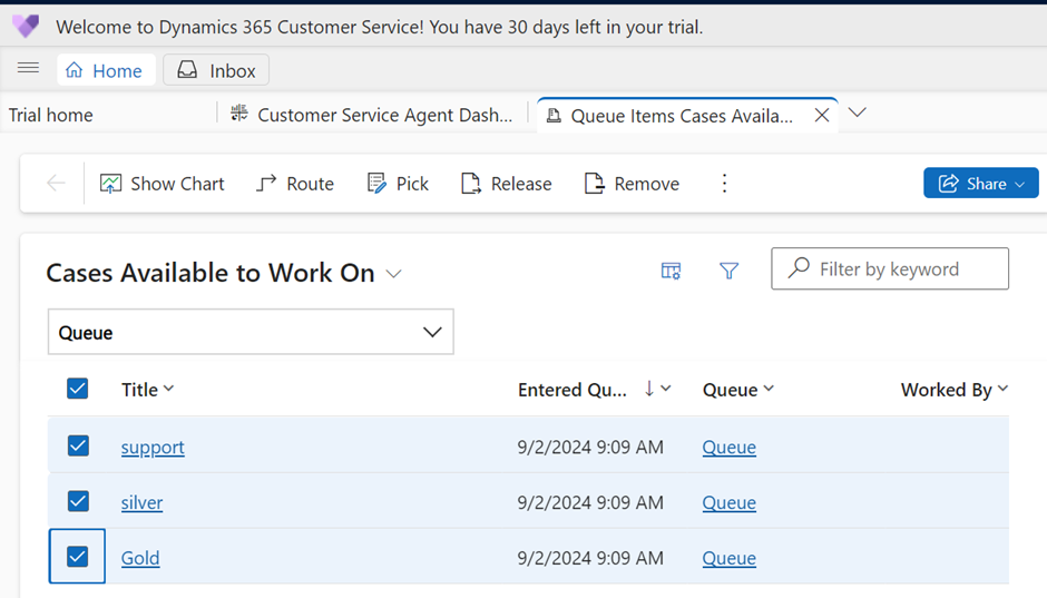 Unable to access the Service Management Area in Customer Service Hub ...