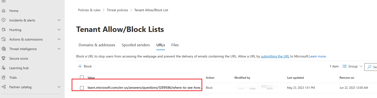 Where to see how/why emails are getting blocked in Exchange Online ...