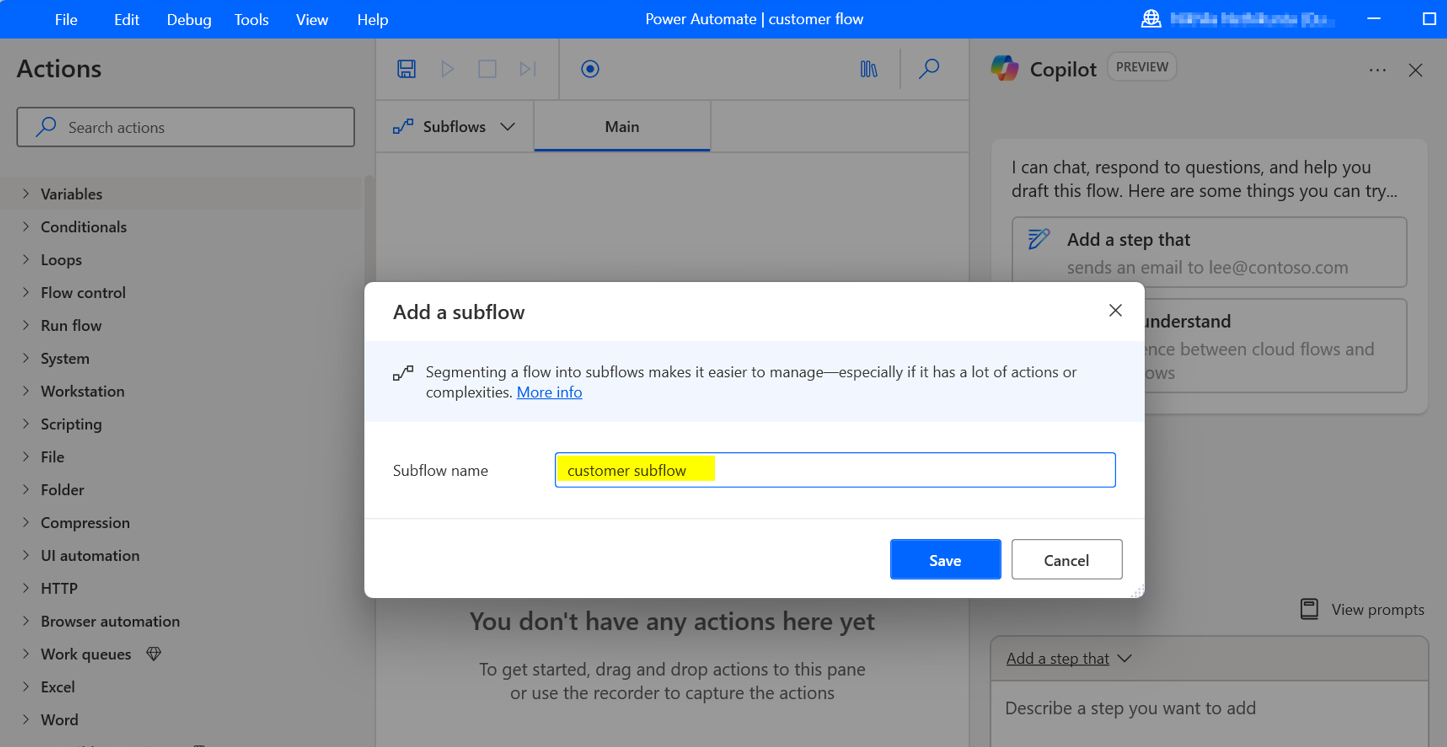 Contradiction on rules subflow names quiz and exercise steps ...