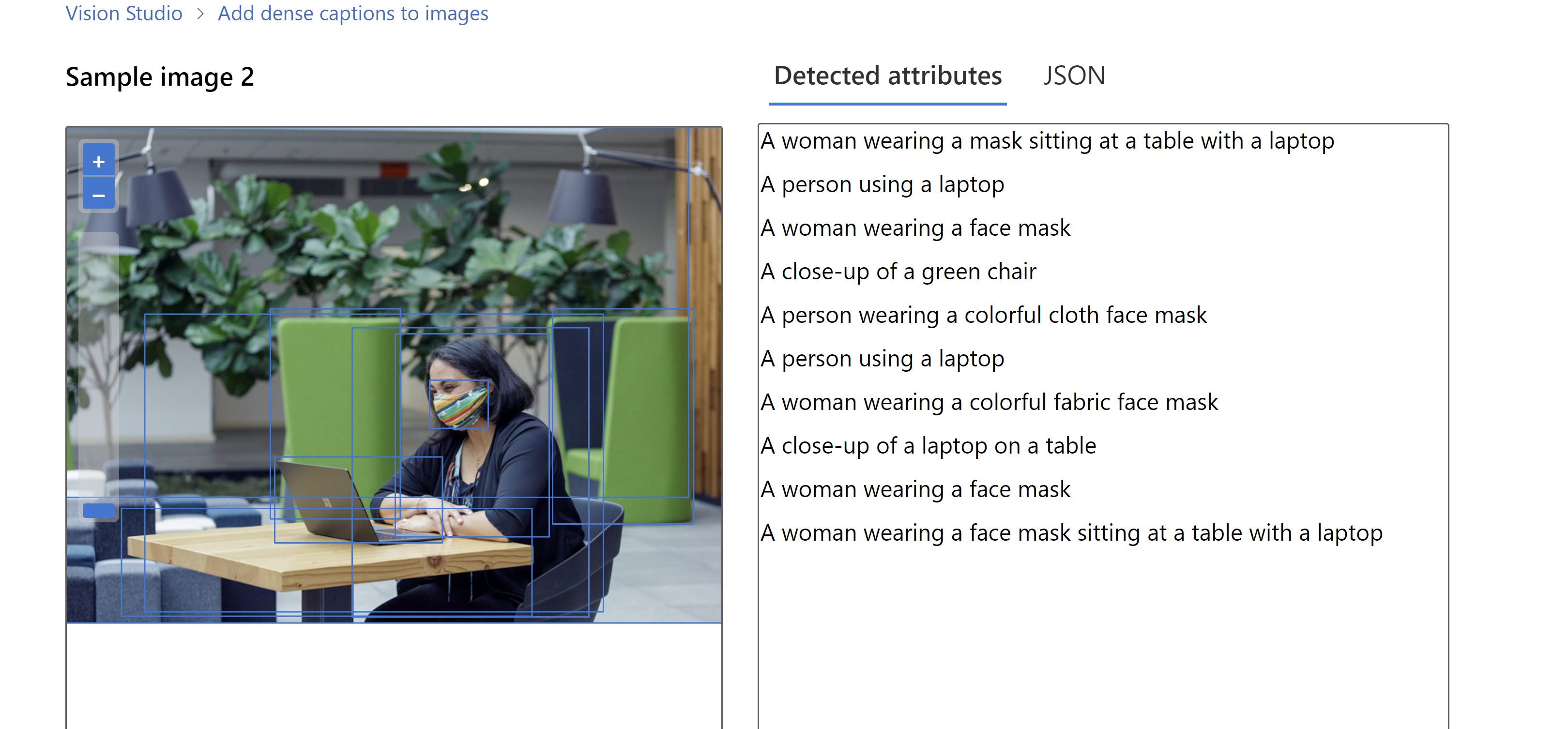Difficulty retrieving dense captions with 'denseCaptions' via SDK in ...