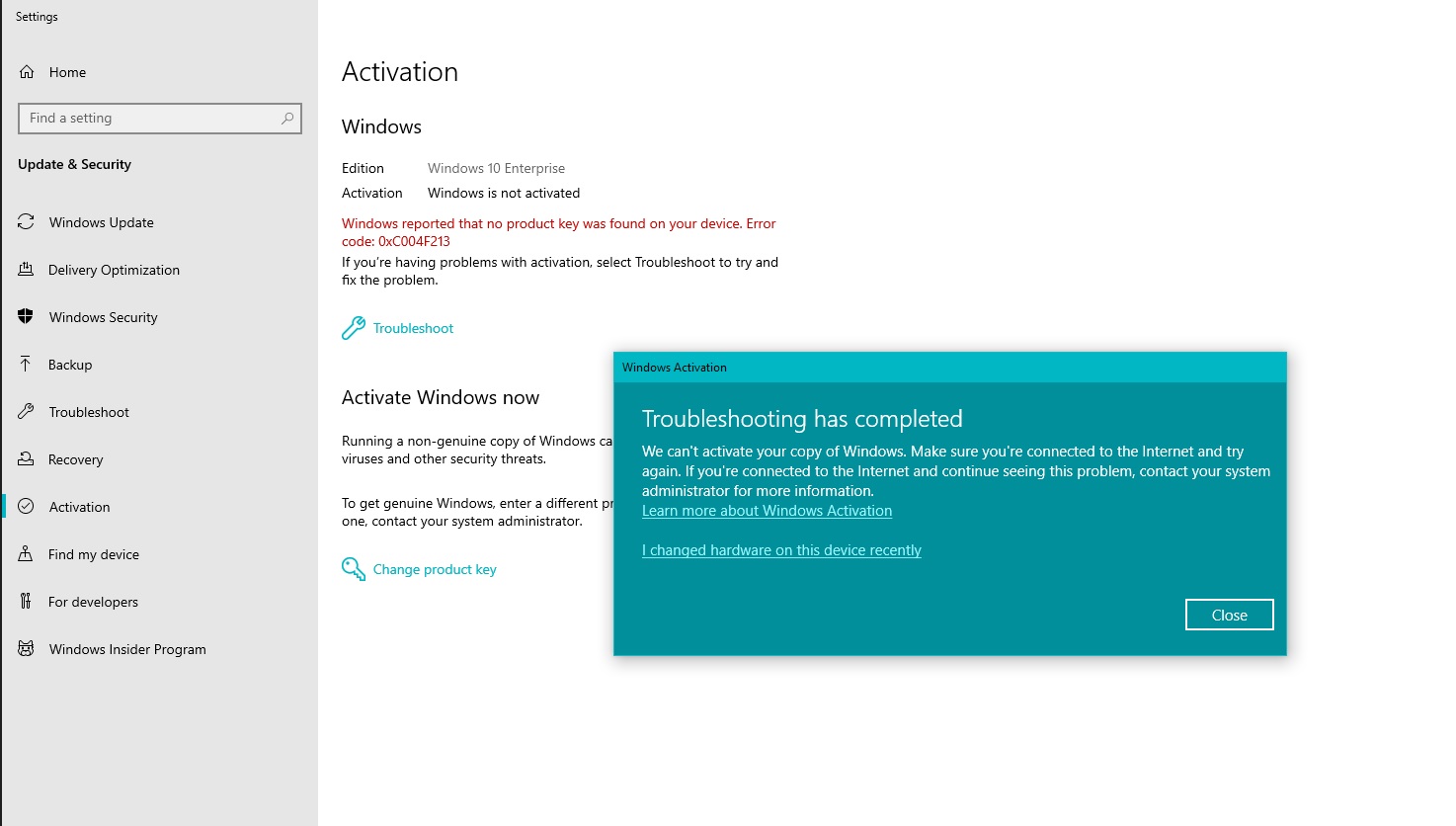 Windows Product key missing // updated to Windows 10 Pro - Microsoft Q&A