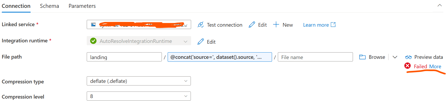 Error while reading AVRO file in Synapse Pipelines - Microsoft Q&A