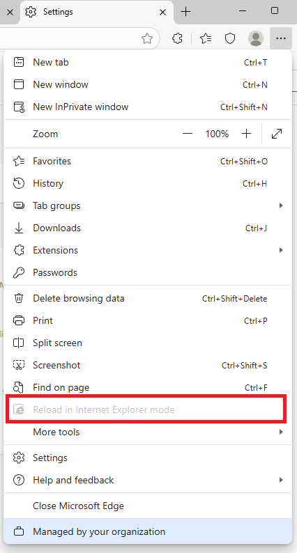 RELOAD IN IE MODE - Microsoft Q&A