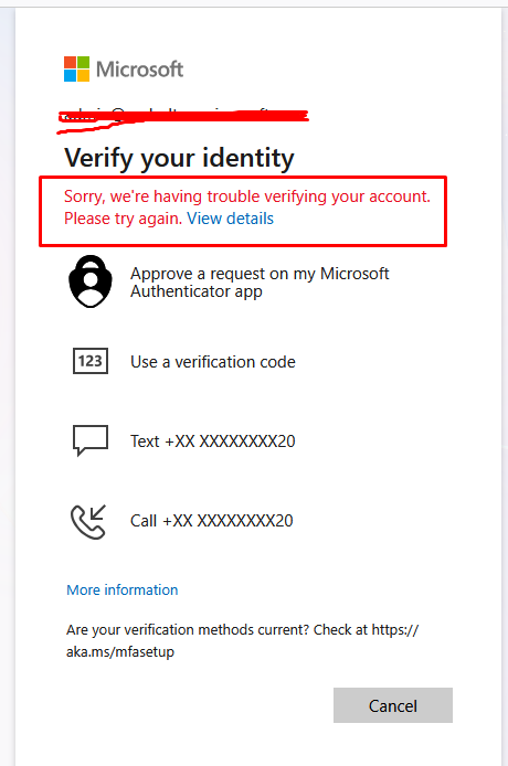 Microsoft Phone Call verification not working - Microsoft Q&A