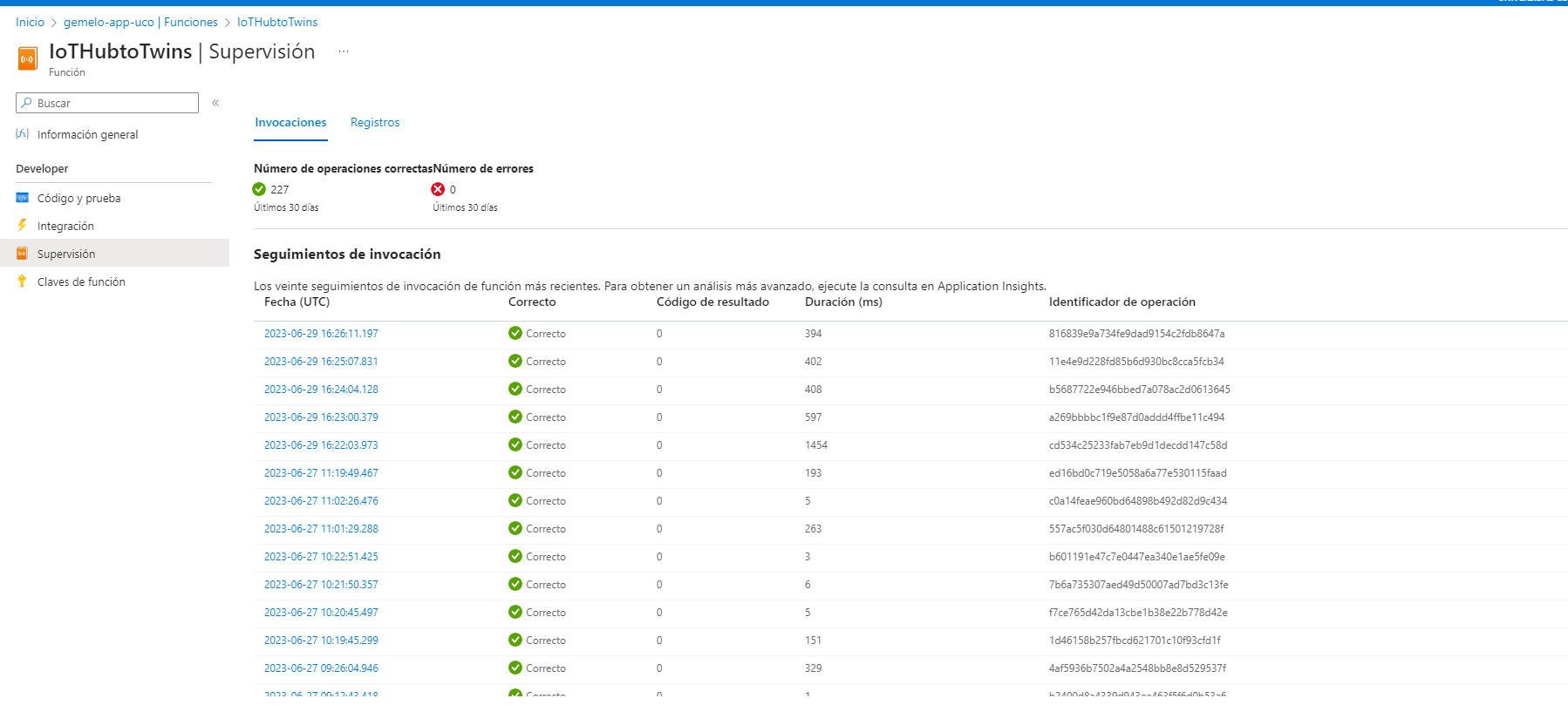 Output of the function's updated data. - Microsoft Q&A