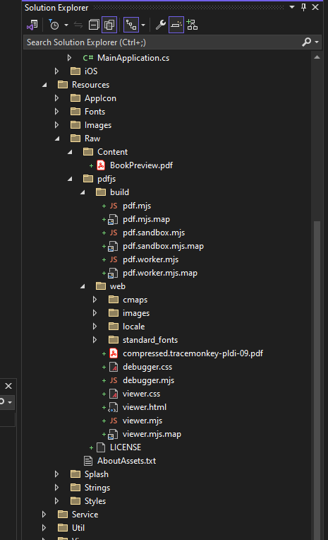 No content inside PDF which is loaded in Customwebview in MAUI ...
