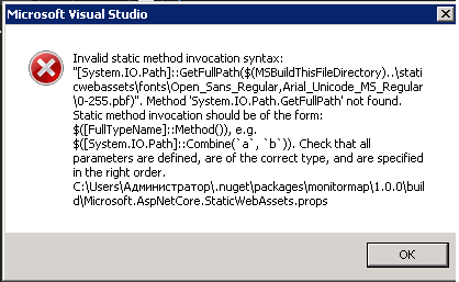 Error when installing .nupkg - Microsoft Q&A