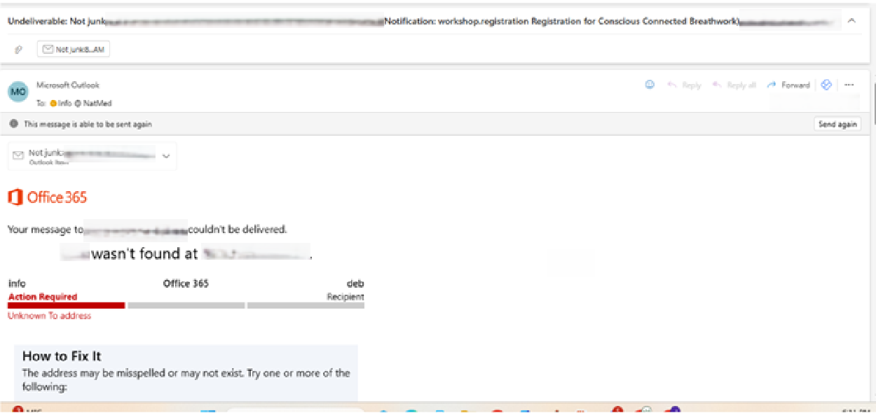 Selecting "it's not junk" - emailed being redirected to another user's inbox - Microsoft Q&A