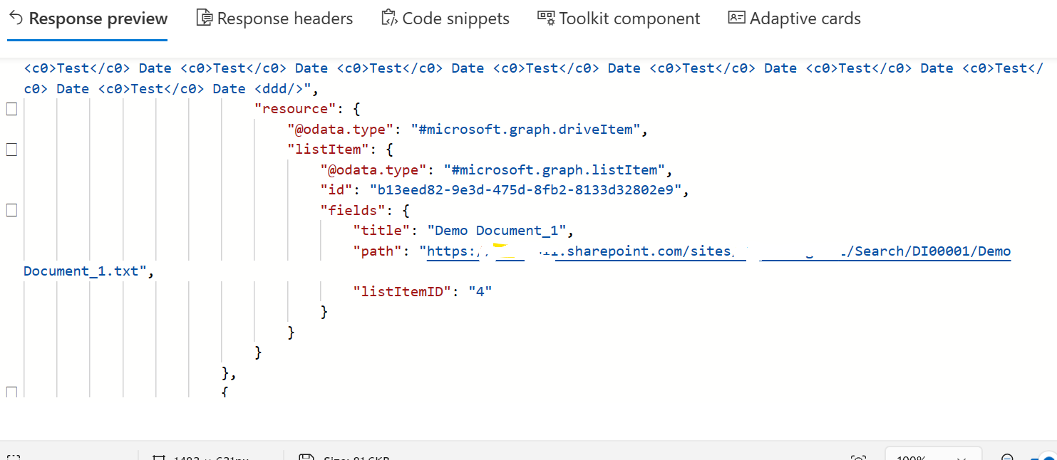 Not able to see the custom column data in search results - Microsoft Q&A