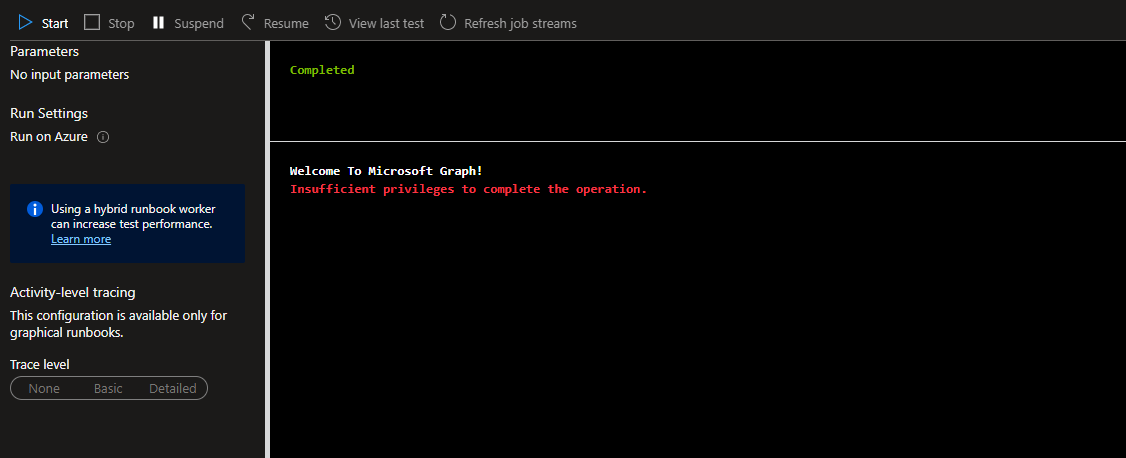 Welcome To Microsoft Graph Insufficient Privileges To Complete The Operation Microsoft Qanda 
