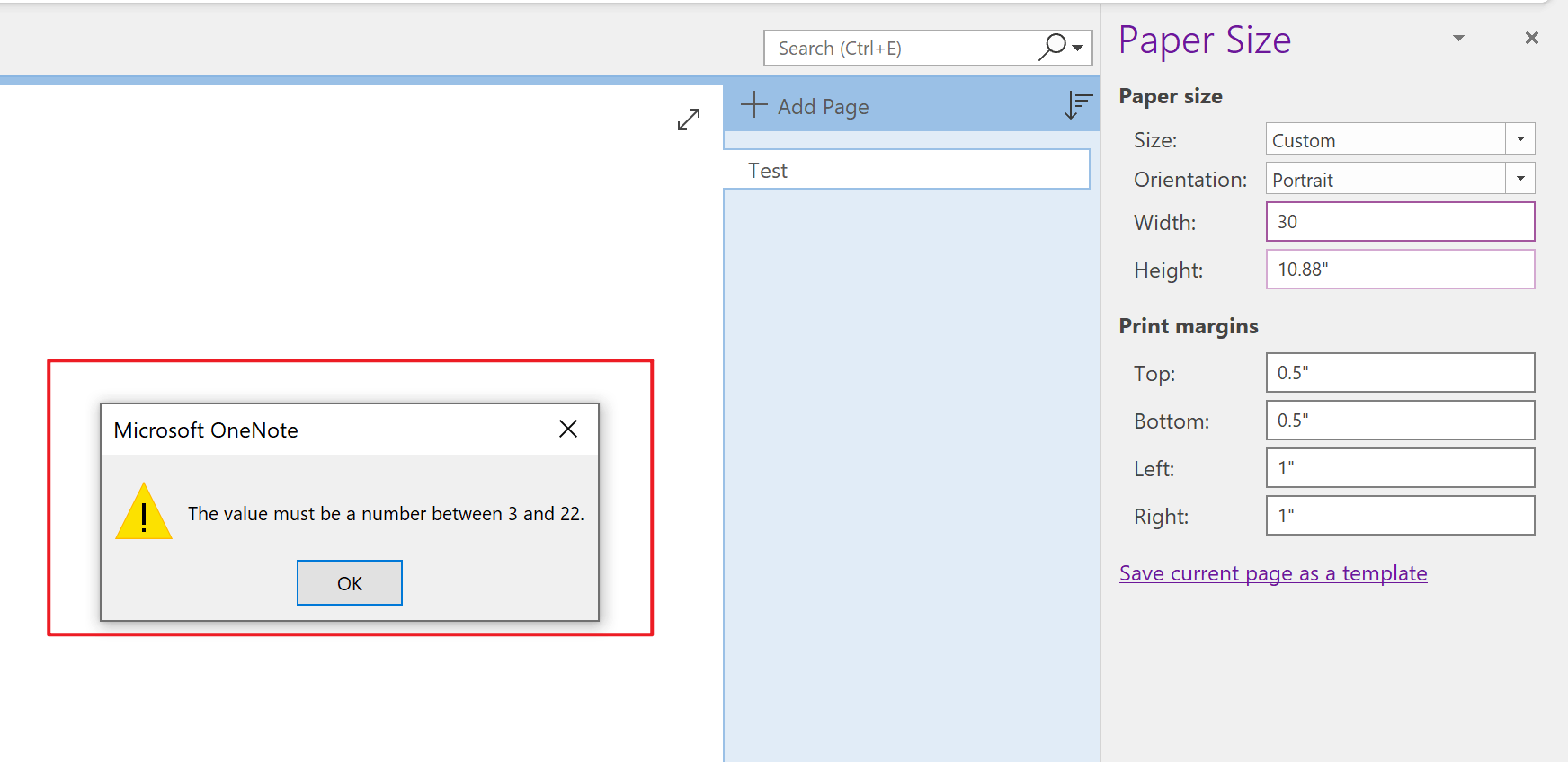 OneNote File Printout Page Size Limitations - Microsoft Q&A