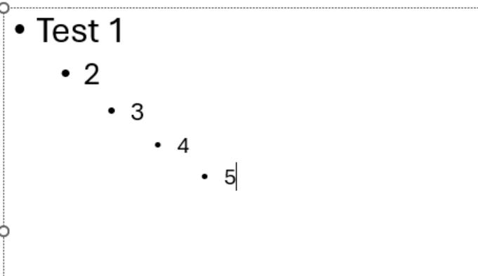 Reducing Indent in Multi-Level Lists in PowerPoint - Microsoft Q&A