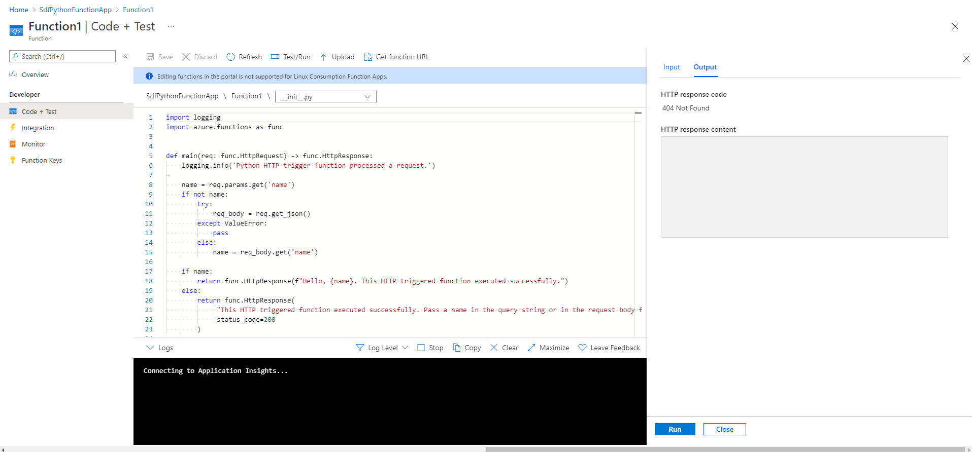 Creating A Azure Python Or C Function Dynamically Using Azure Rest Api