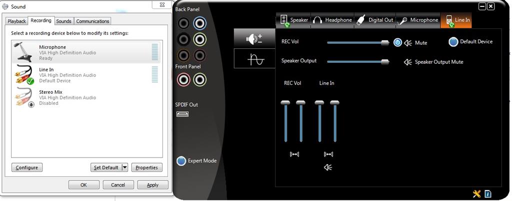 Microphone jack recognized as line in - Microsoft Q&A