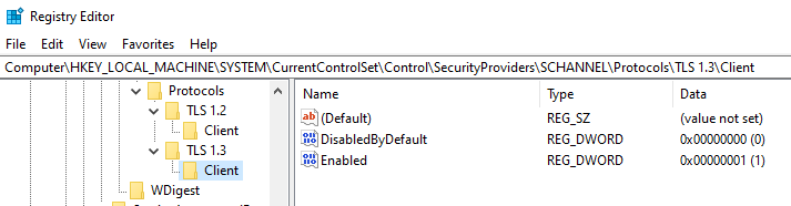 net framework 4.8 + tls.13 = The request was aborted: Could not create SSL/TLS secure channel ...