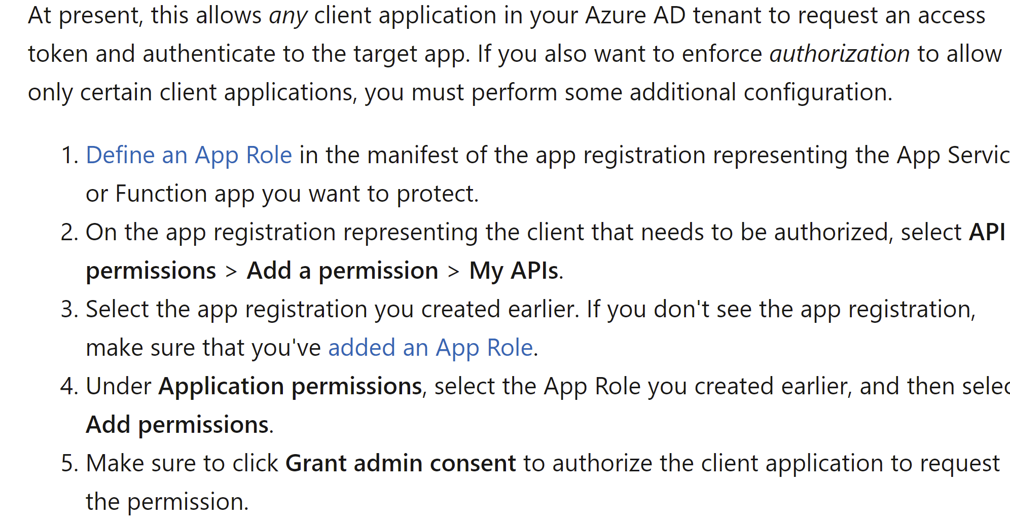 Accessing Azure Function Via Ad From Daemon App You Do Not Have Permission To View This
