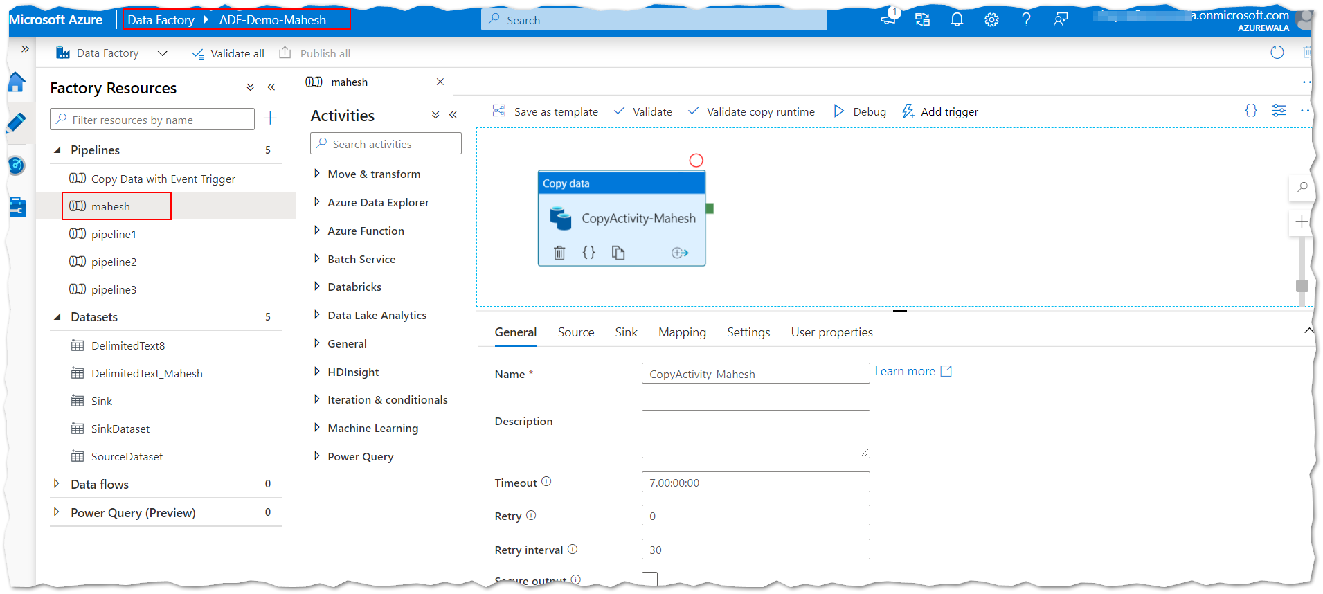 How to upload downloaded json support files on ADF v2? - Microsoft Q&A
