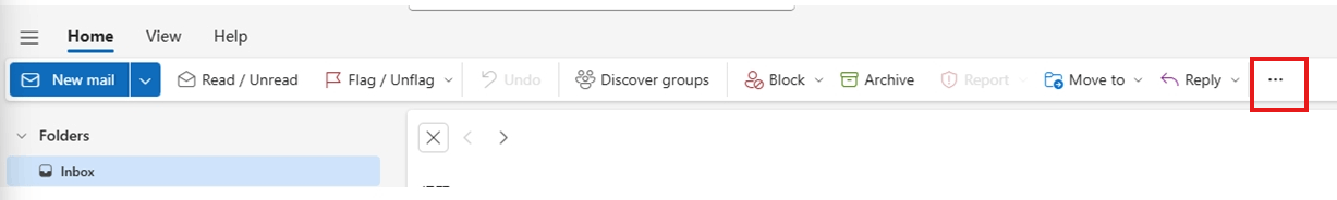 My Delete button has gone from my outlook-Browser version - Microsoft Q&A