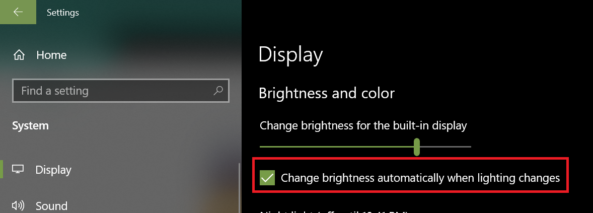 How to Disable Adaptive Brightness in Windows 10 - Microsoft Q&A