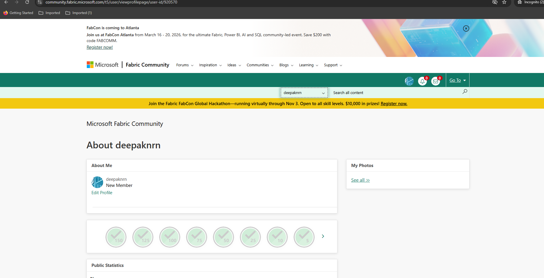Cannot sign in to Fabric Community Account - Microsoft Q&A