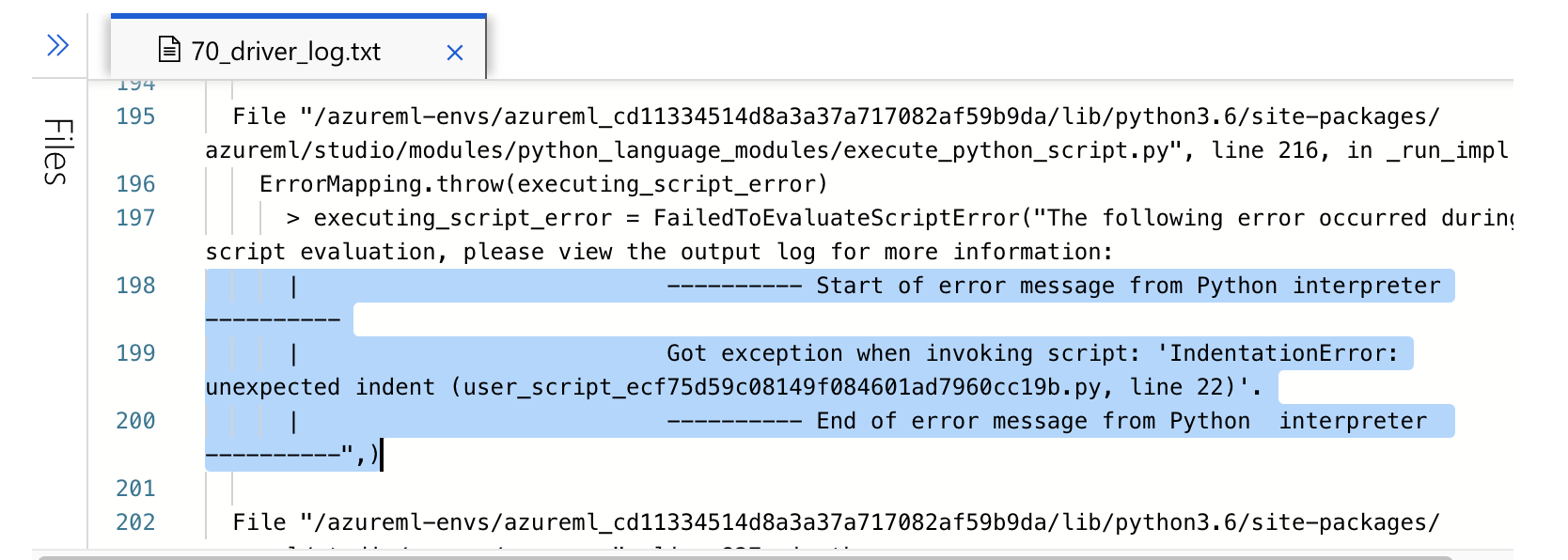 Debugging the Execute Python Scripts model in Azure–ML: Where can I ... Debugging the Execute Python Scripts model in Azure–ML: Where can I ...