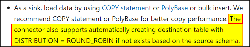error while trying copy data to a hash distributed table - Microsoft Q&A