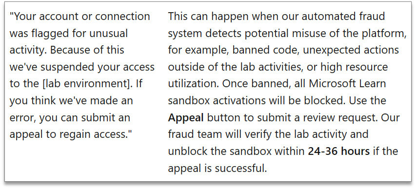 Cannot sign-in to access Azure Cloud Shell learning exercise - Microsoft Q&A