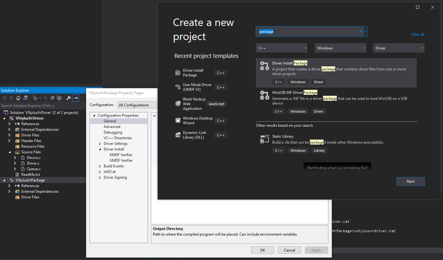 UDMF driver: visual studio 2019: No “Deployment” option in Project ...