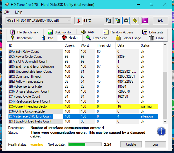 Hard Disk Partition "At Risk" Error - Microsoft Q&A