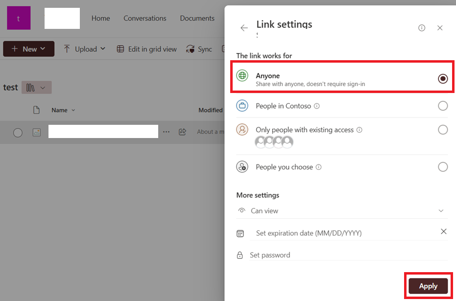 How to retrieve photo to my public website via MS List without admin login - Microsoft Q&A