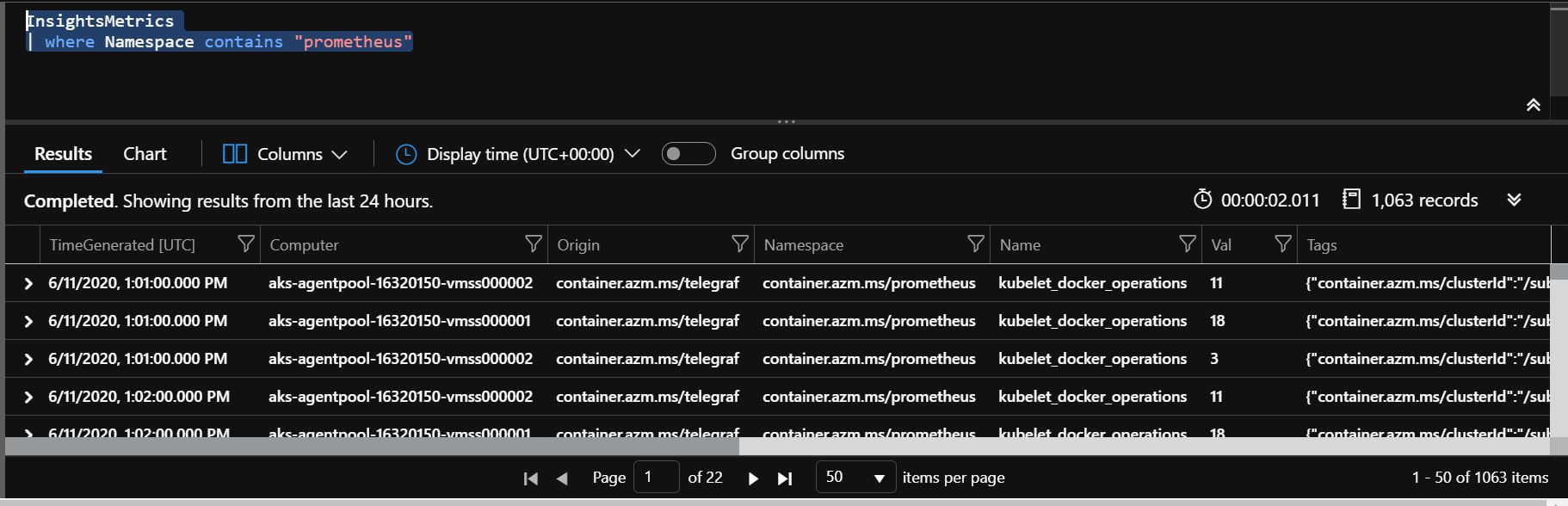 Azure monitor Containers and prometheus integration - Microsoft Q&A