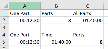 How can I calculate for finding how many parts are produced in 8 hours ...