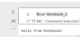 Proper Usage of Synapse Notebook References - Microsoft Q&A