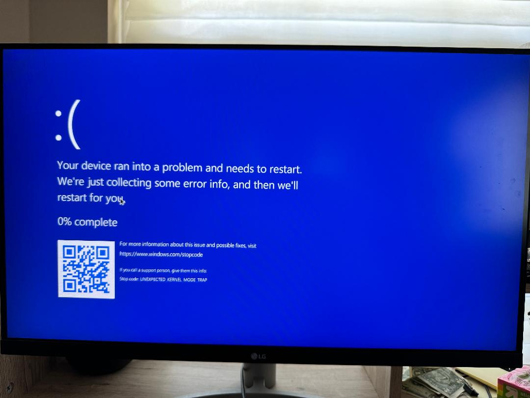 UNEXPECTED KERNEL MODE TRAP BSOD Windows 11 - Microsoft Q&A