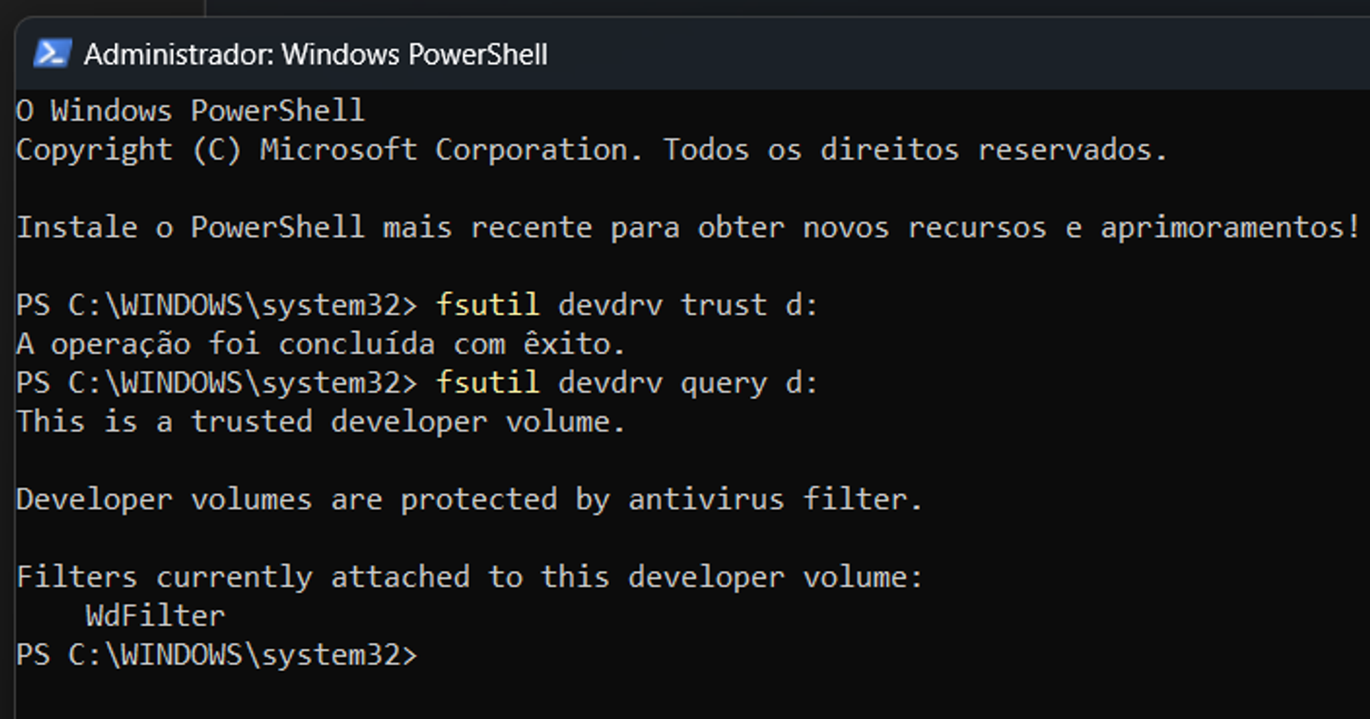 Why is the "Dev Drive protection" option missing from "Virus & threat protection settings ...