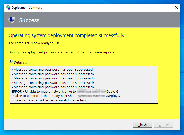 LiteTouch/MDT Oddity - Microsoft Q&A