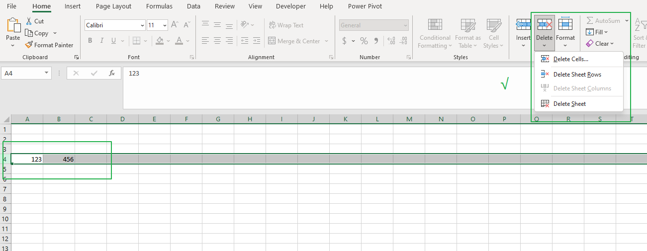 How To Delete Rows And Columns In A Protected Sheet Microsoft Qanda