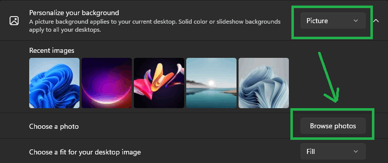 Can't change screen background since update to 24H2 - Microsoft Q&A