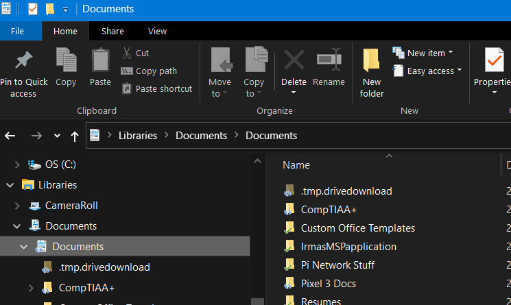 Why do I have a duplicate Documents folder inside of my Documents ...
