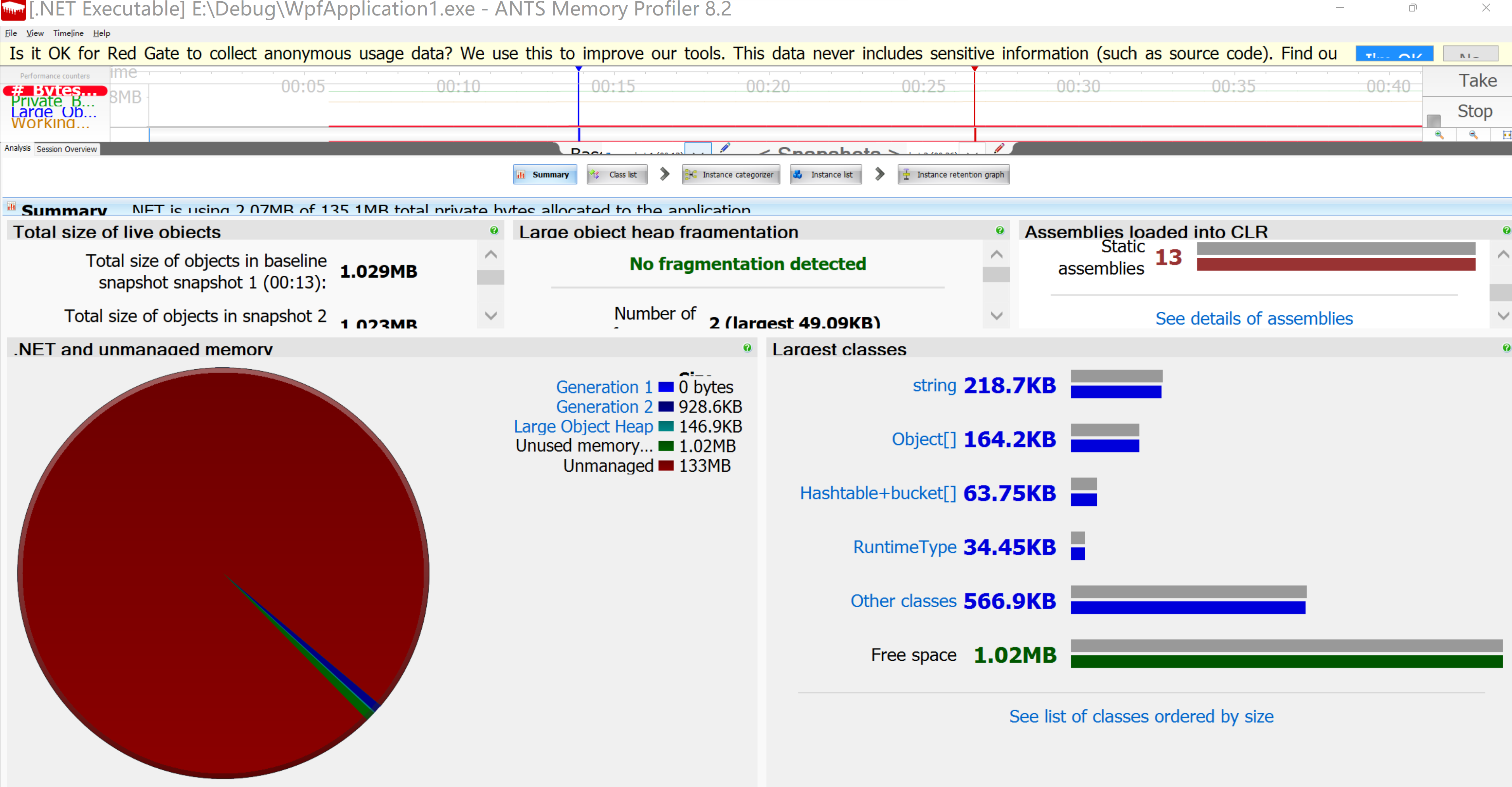 WPF memory leaks 80M in a new notebook but Form and console don't - Microsoft Q&A