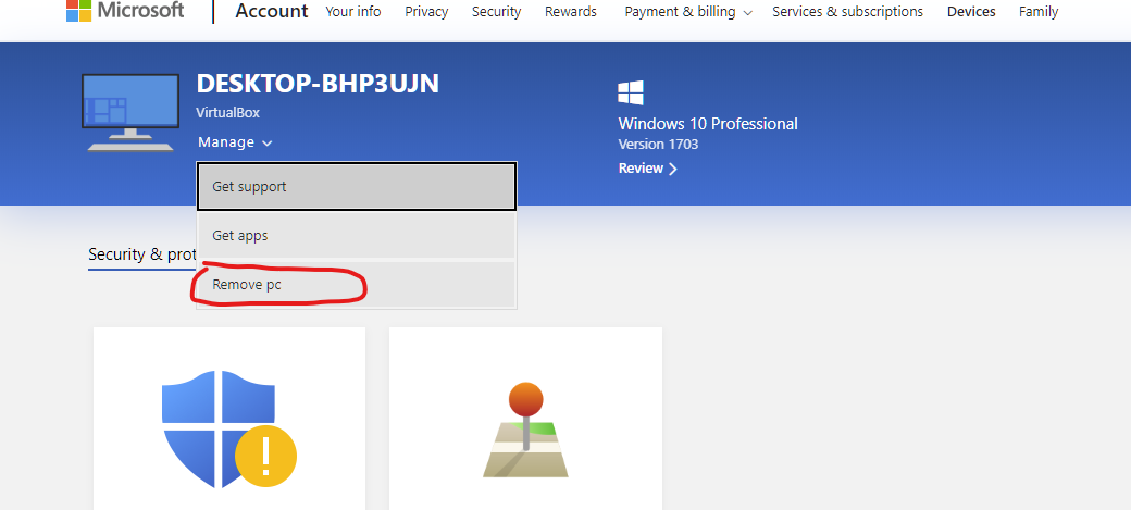How to permanently remove laptop device from my Microsoft account ...